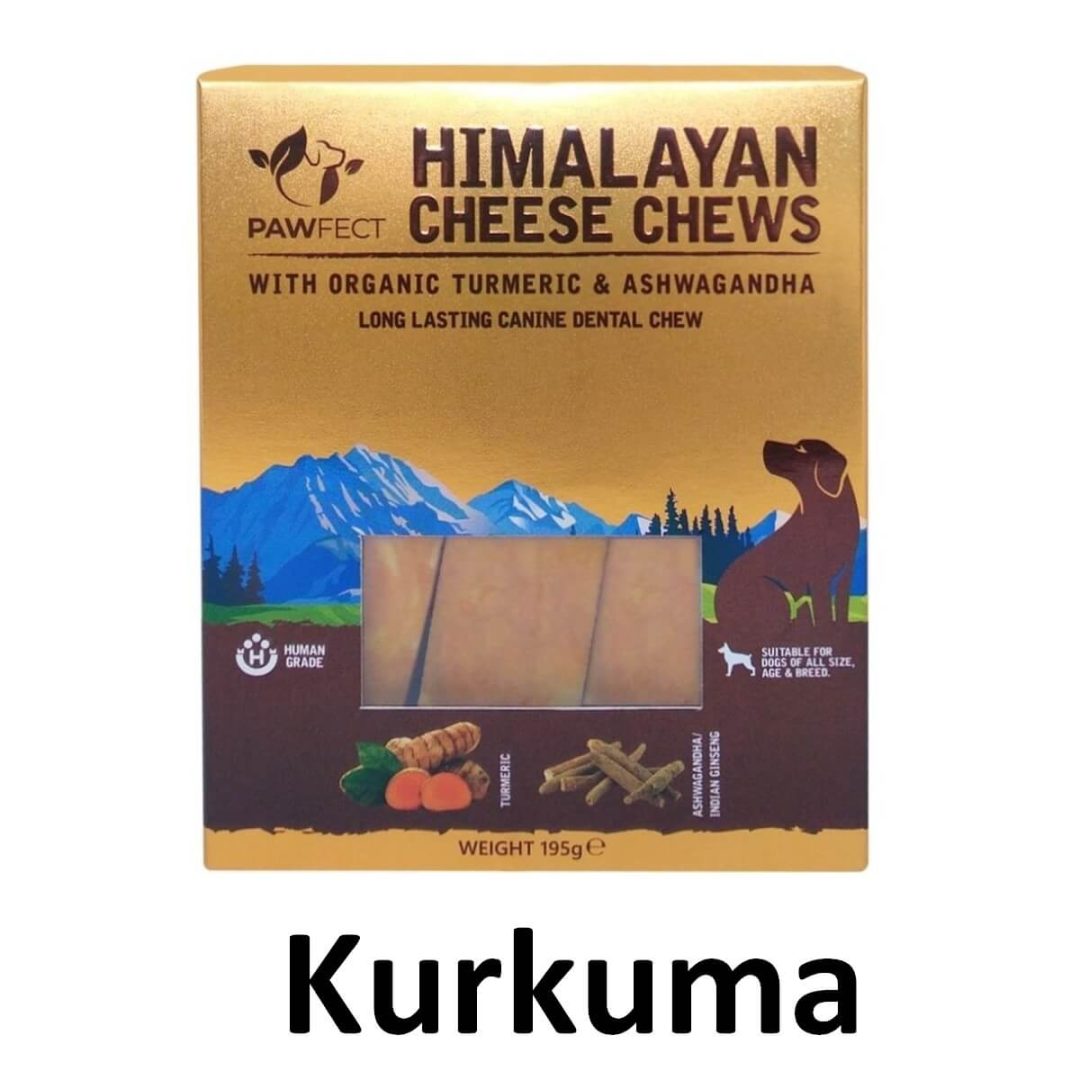 Pawfect Yak Chew Bar met Kurkuma, Fruit of Aardbei Aanbieding!